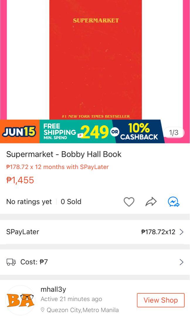 Supermarket - Bobby Hall book, Hobbies & Toys, Books & Magazines ...