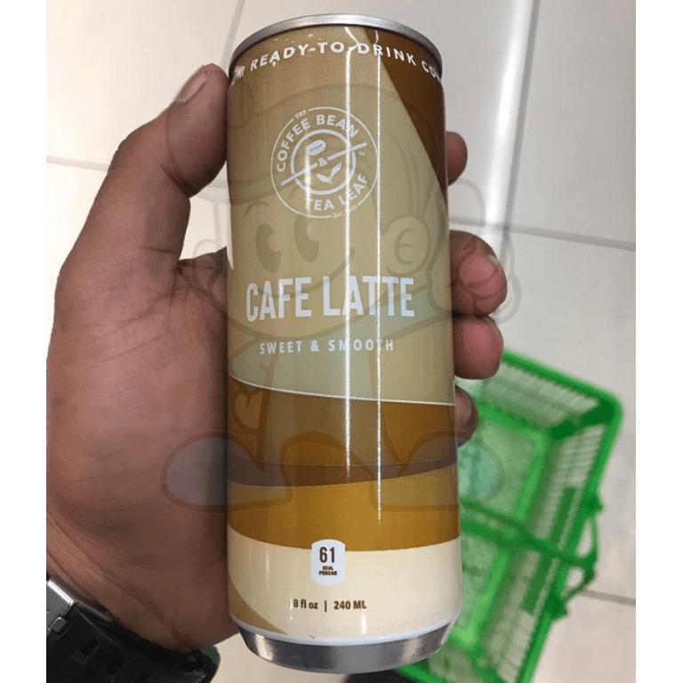 The Coffee Bean & Tea Leaf Cafe Latte (3 x 240ml), Food & Drinks ...