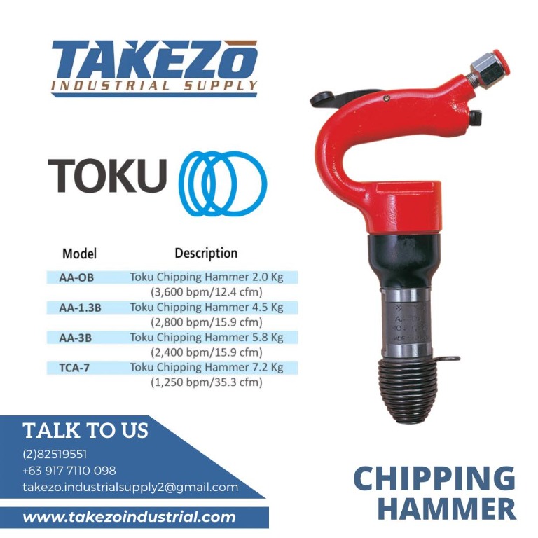 Toku Chipping Hammer, Commercial & Industrial, Construction Tools & Equipment on Carousell