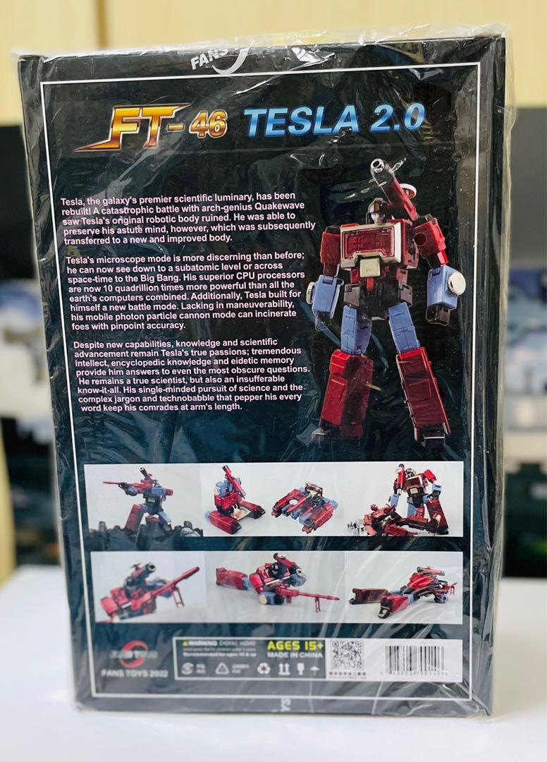 Transformers Fanstoys Fans Toys FT-46 Tesla 2.0, Hobbies & Toys, Toys ...