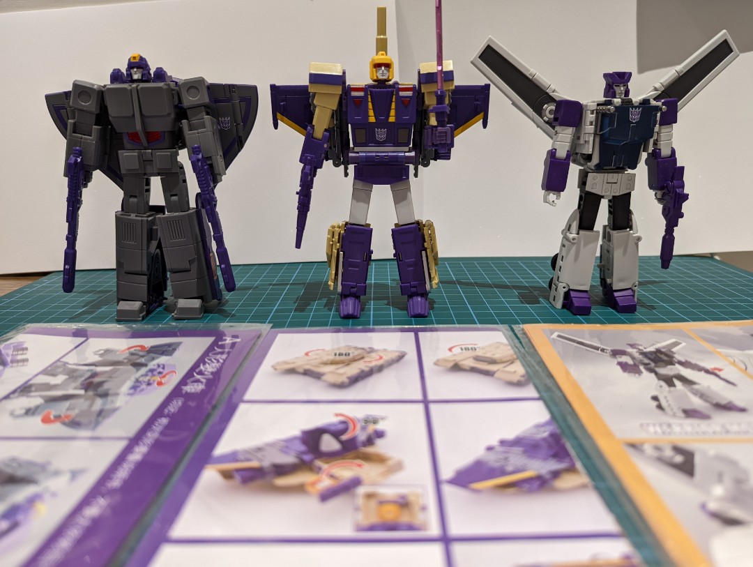 Transformers Mech Fans Toys MFT Steel Ambition, Thunderbolt and ...