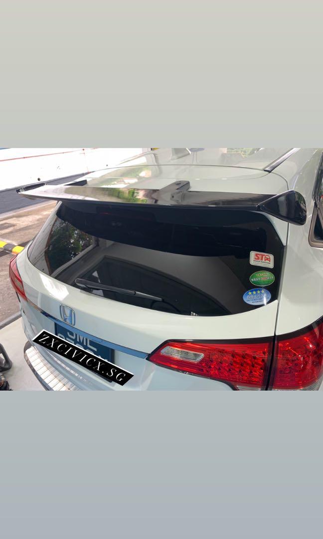 Universal SUV rear spoiler Carbon fibre / Honda vezel / Toyota CHR ...