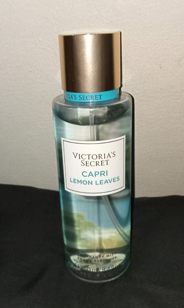 Victoria's Secret Capri Lemon Leaves Fragrance Mist, Beauty & Personal ...