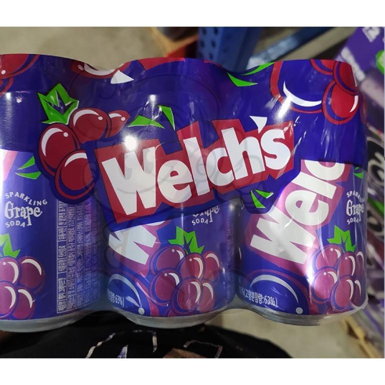 Welch's Sparkling Soda Grapes (6 x 355ml), Food & Drinks, Beverages on Carousell