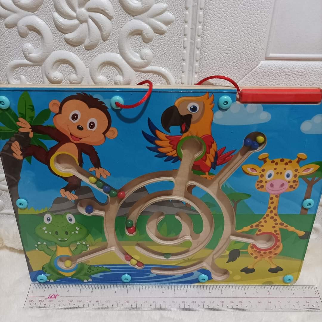 Wooden magnetic labyrinth, Hobbies & Toys, Toys & Games on Carousell