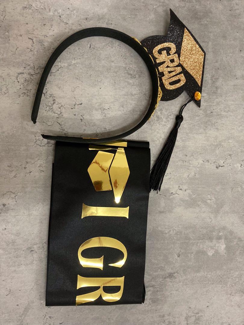 2Pcs Graduation Headband Mini Bachelor Cap Headbands for Graduation ...