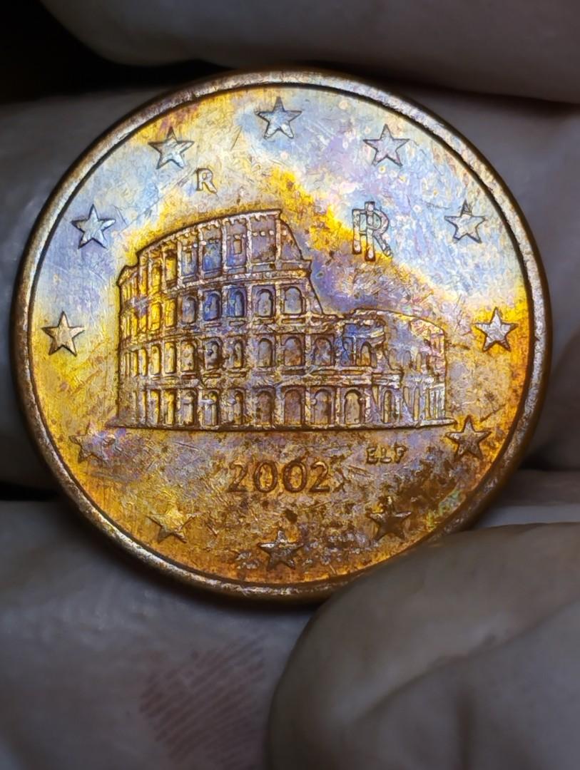 5 Cents Euro 2002 Toned Coins, Hobbies & Toys, Memorabilia ...