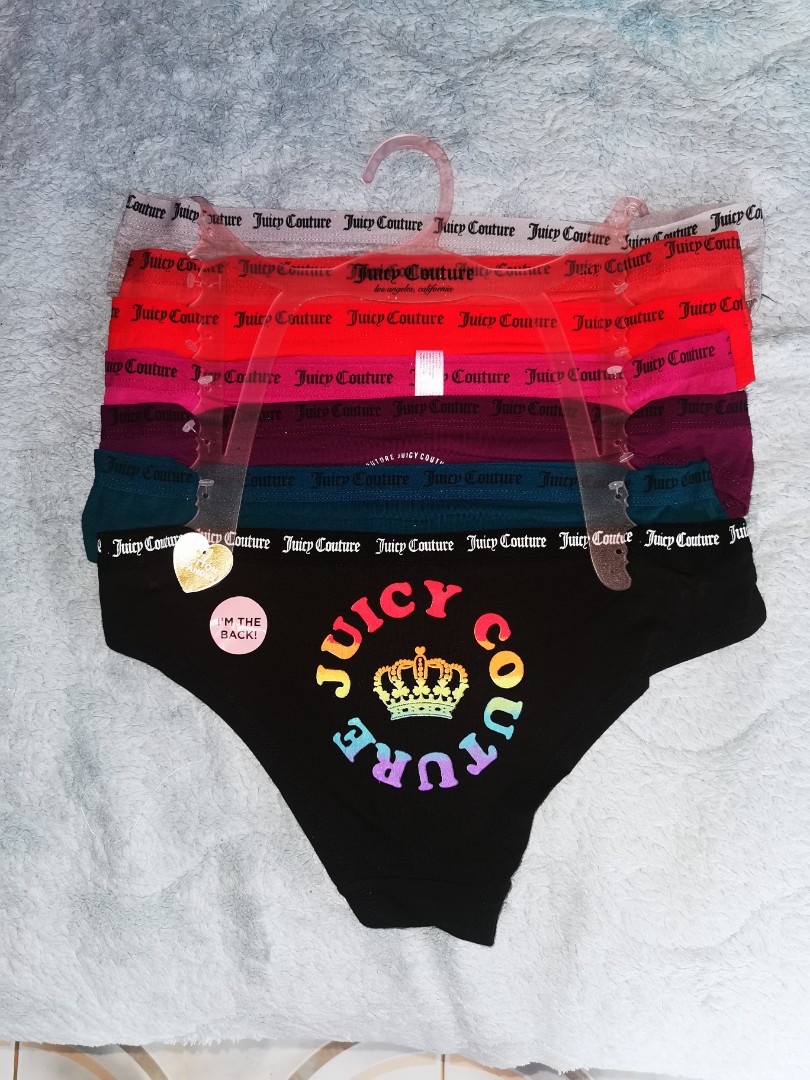 Original 6pcs Juicy Couture Panty, Women's Fashion, Undergarments ...