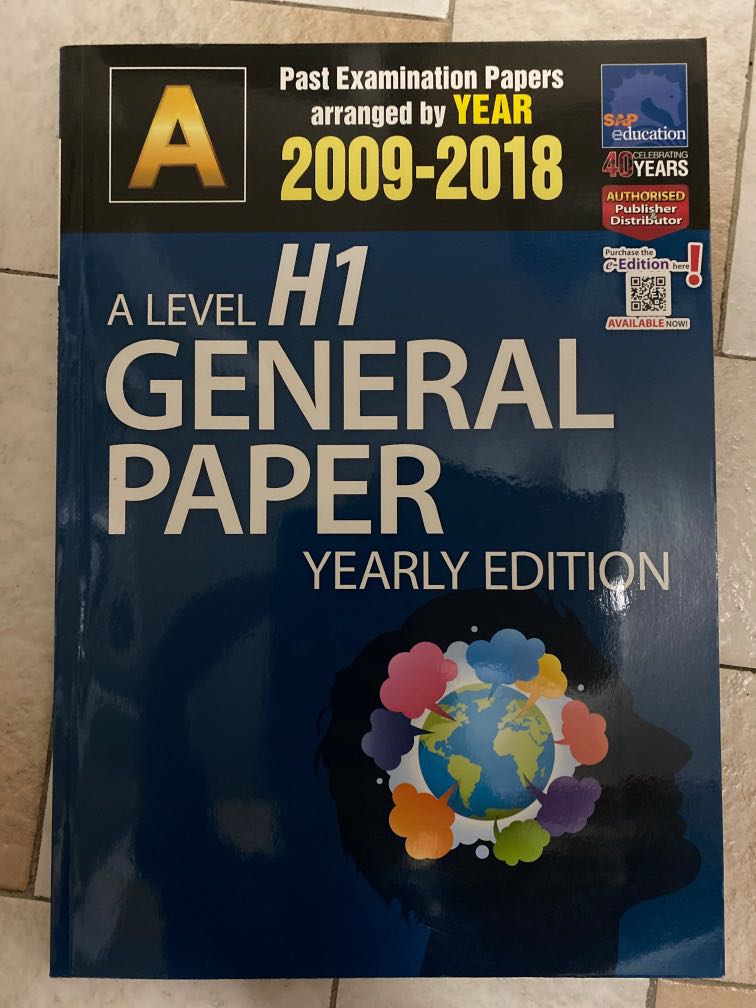 A LEVEL H1 GENERAL PAPER YEARLY EDITION, Hobbies & Toys, Books ...