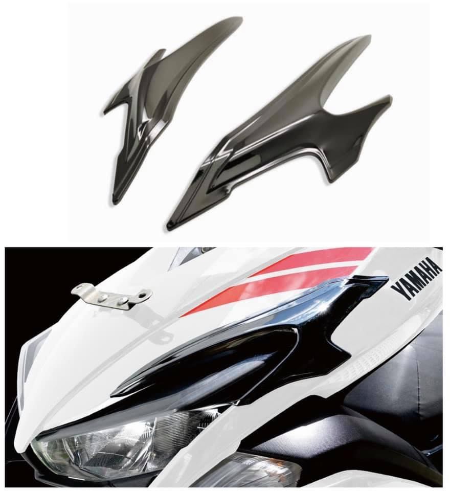Aerox headlight cover, Motorcycles, Motorcycle Accessories on Carousell