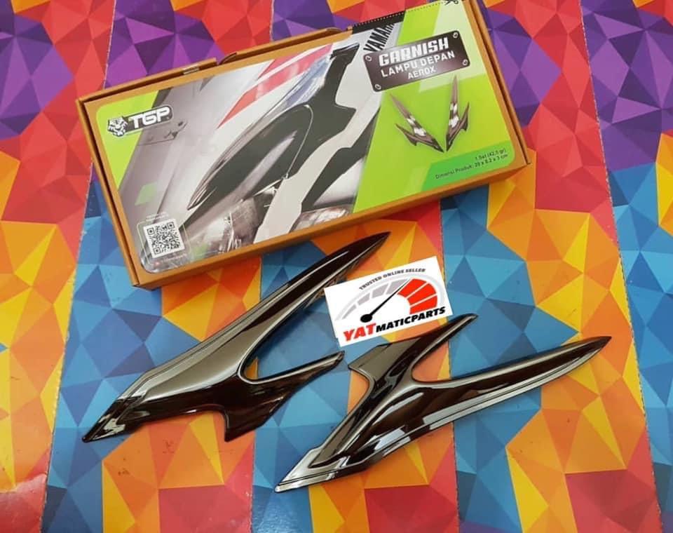 Aerox headlight cover, Motorcycles, Motorcycle Accessories on Carousell