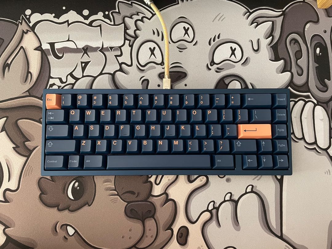 Ai03 Vega Mechanical Keyboard in Navy 65%, Computers & Tech, Parts ...