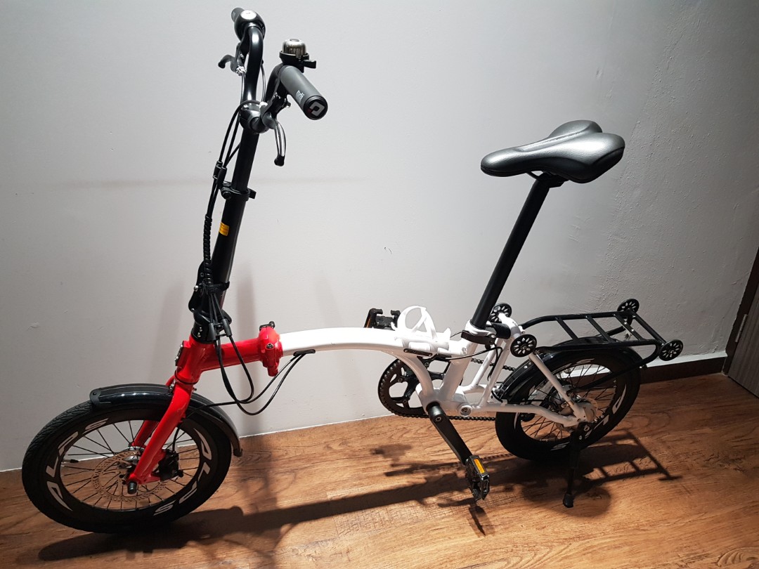 Trifold bicycle Alps 5S [2021] 5 speed tri-fold bike, Sports Equipment ...