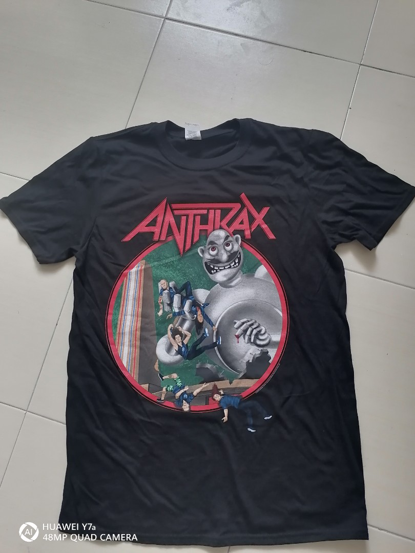 Anthrax World Tour 2019 Tee, Men's Fashion, Tops & Sets, Tshirts & Polo ...