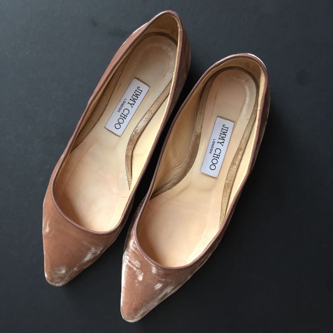 Authentic jimmy choo, Women's Fashion, Footwear, Flats & Sandals on ...