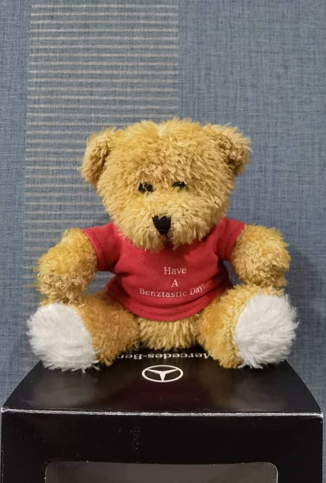 Authentic Mercedes Benz Teddy Bear, Auto Accessories on Carousell