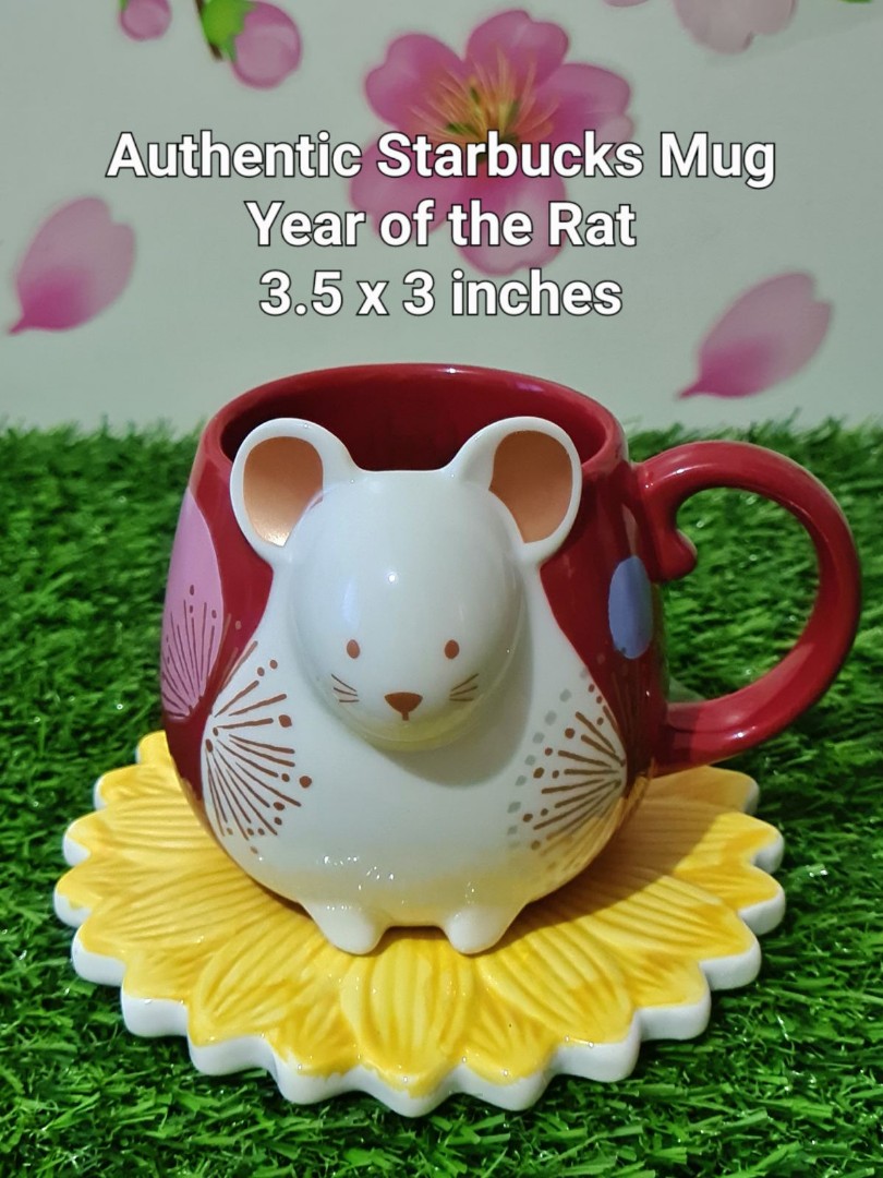 1pc. Authentic Starbucks Mug - Year of the Rat, Furniture & Home Living ...