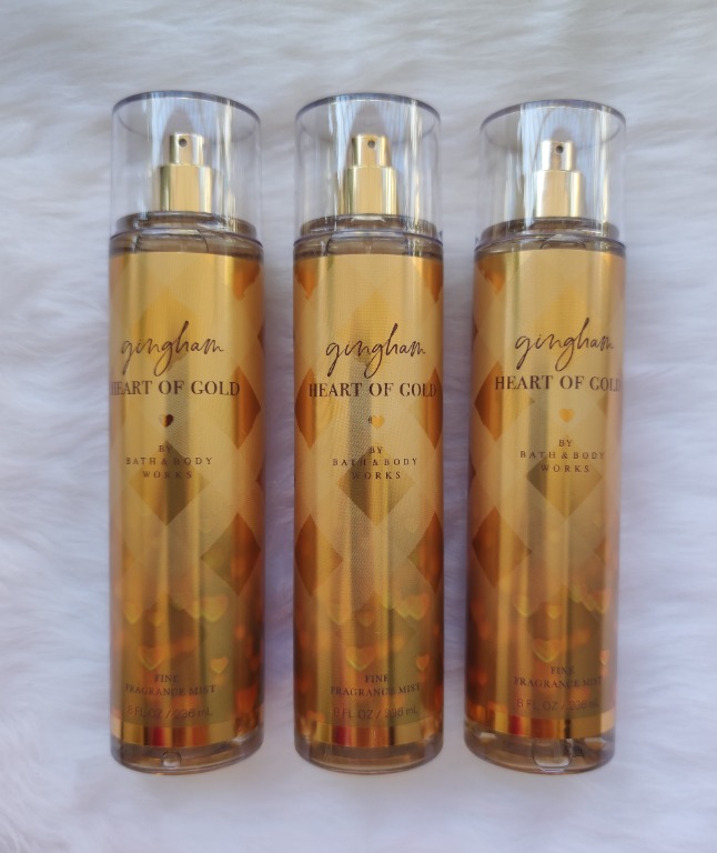 Bath & Body Works Gingham Heart of Gold, Beauty & Personal Care ...