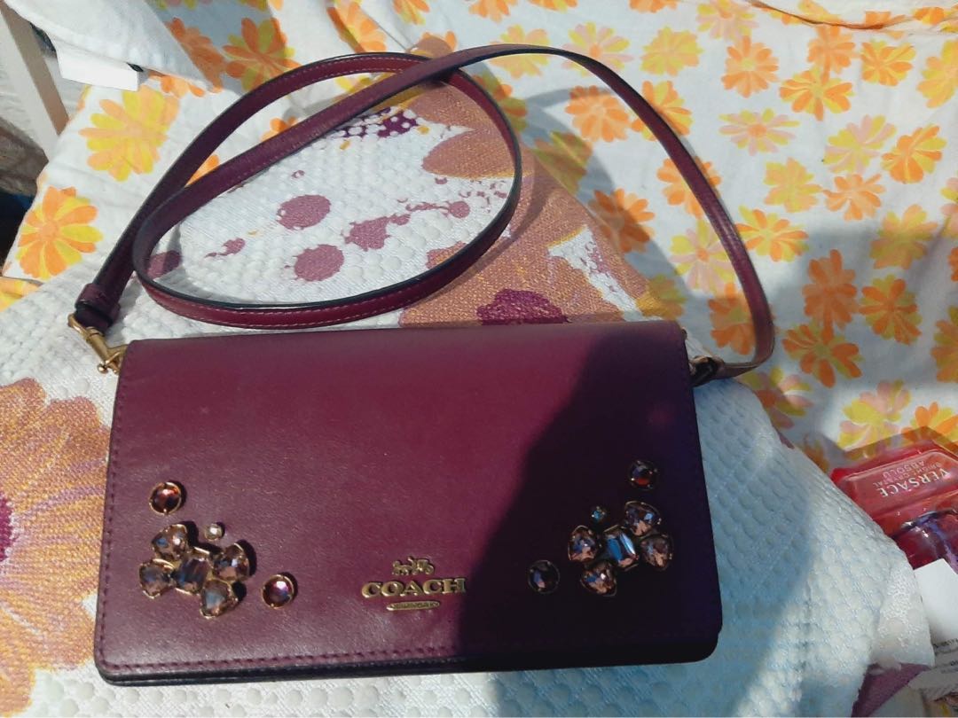 Coach wallet sling, Luxury, Bags & Wallets on Carousell