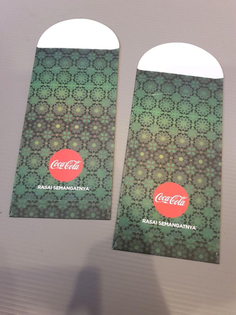 COCA COLA / SAMPUL DUIT RAYA / SDR / GREEN PACKET / MONEY ENVELOPE ...
