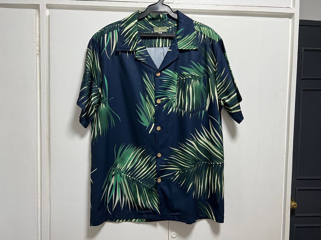 Coco Republic Floral Shirt (3), Men's Fashion, Tops & Sets, Tshirts ...