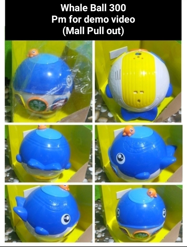 Crawl And Roll Whale Ball Mall Pull Out, Hobbies & Toys, Toys & Games ...