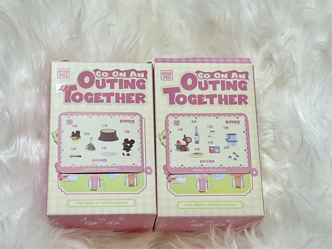 Dimoo Go On An Outing Together, Hobbies & Toys, Toys & Games on Carousell