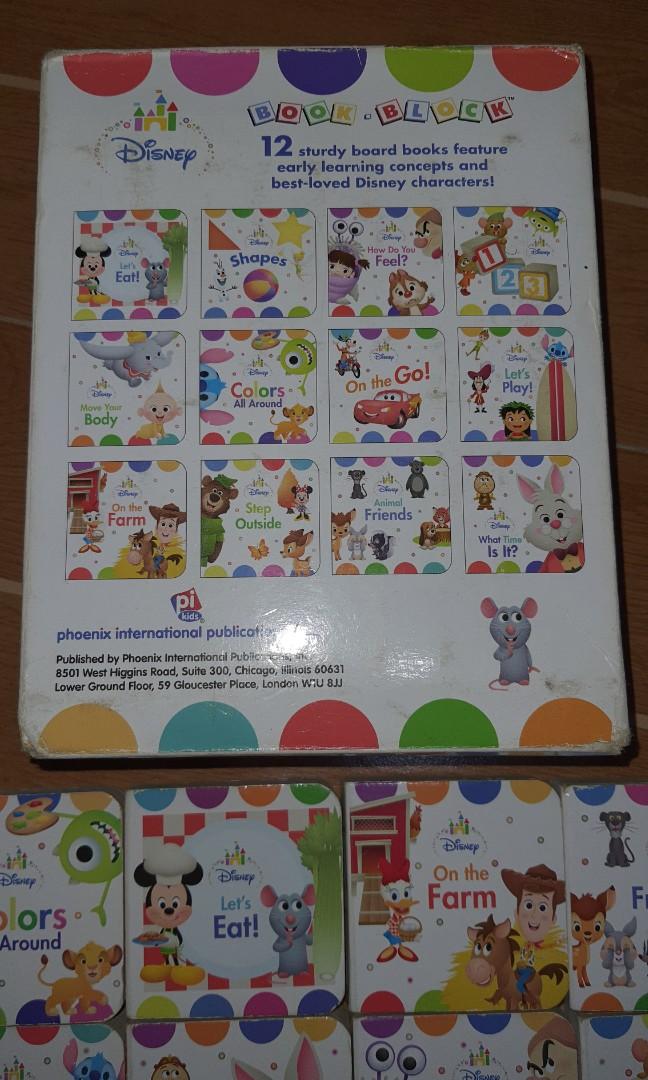 Disney Book Block Set, Hobbies & Toys, Books & Magazines, Children's ...