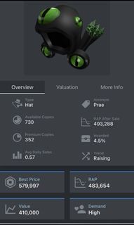 Roblox Limited Dominus Praefectus, Video Gaming, Video Games, Others on ...