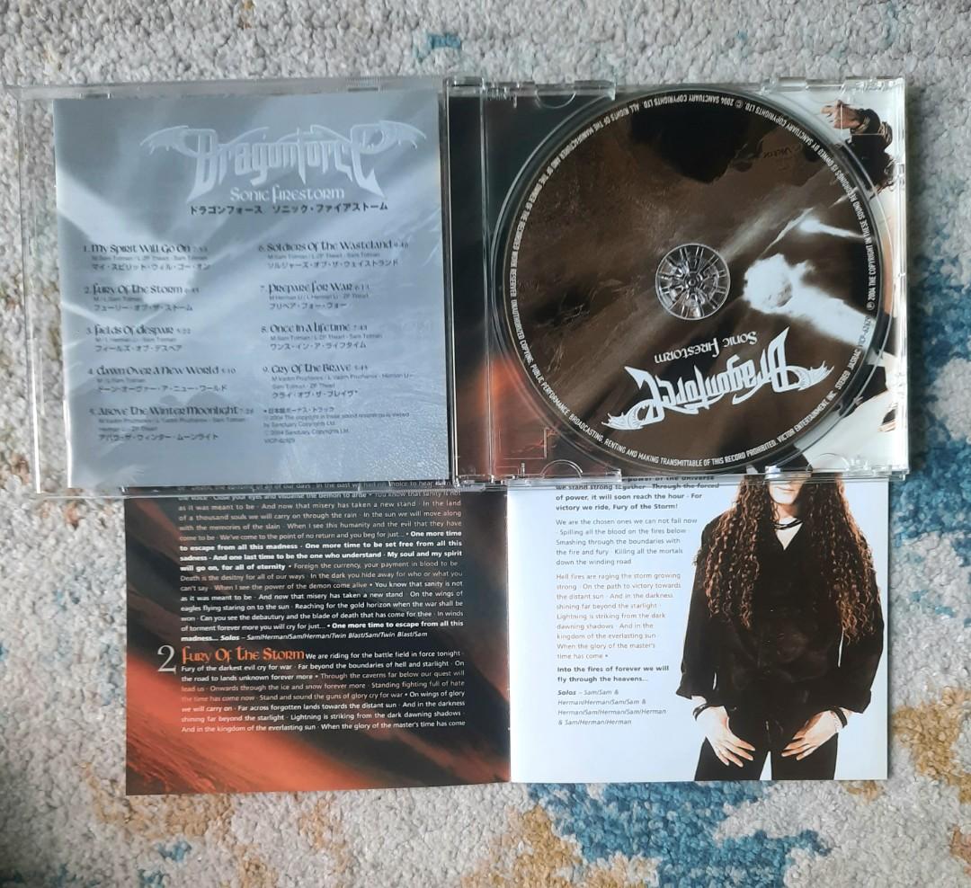 Dragonforce - Sonic Firestorm CD, Hobbies & Toys, Music & Media, CDs ...