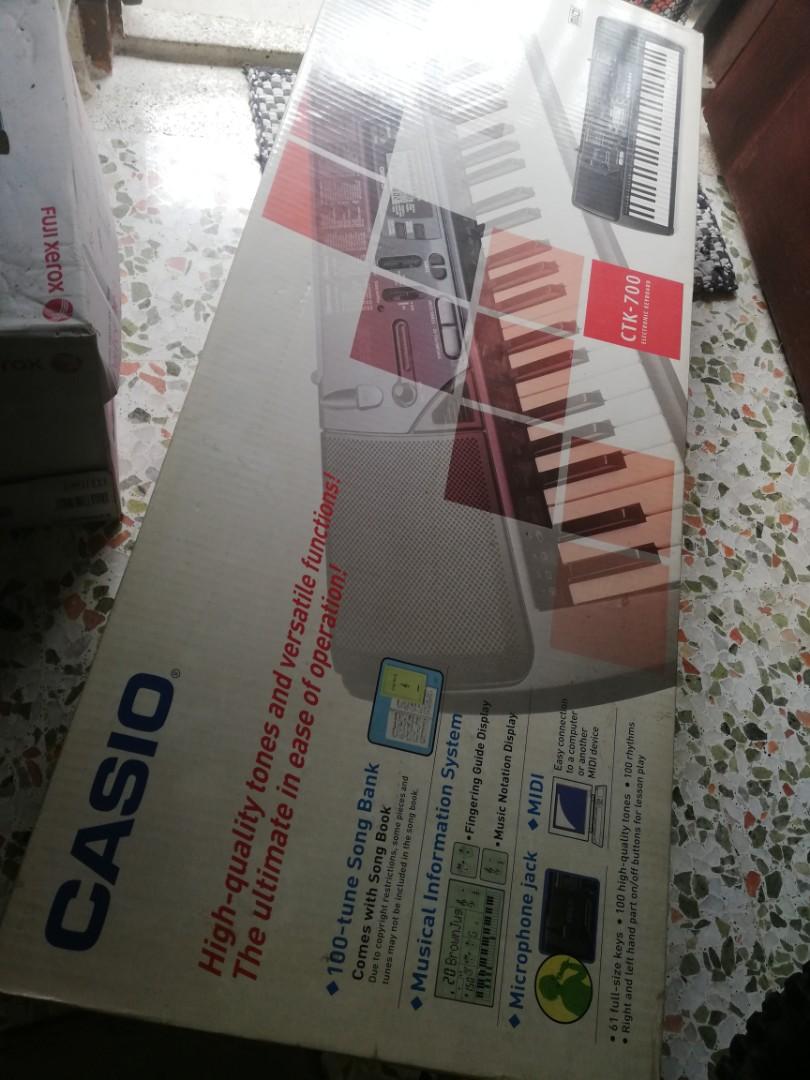 Electronic Keyboard CASIO CTK-700, Hobbies & Toys, Music & Media ...