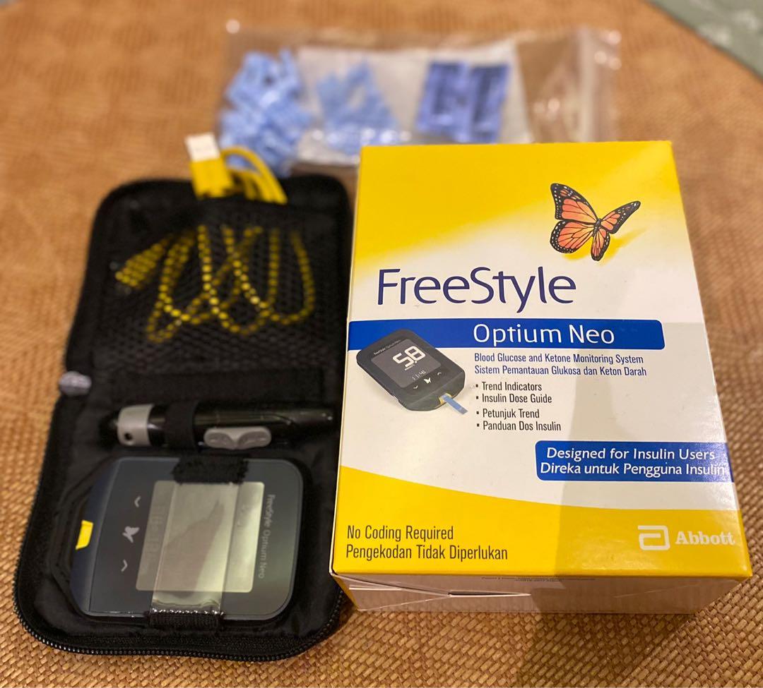 [Glucometer] FreeStyle Optium Neo Blood Glucose and Ketone Monitoring ...