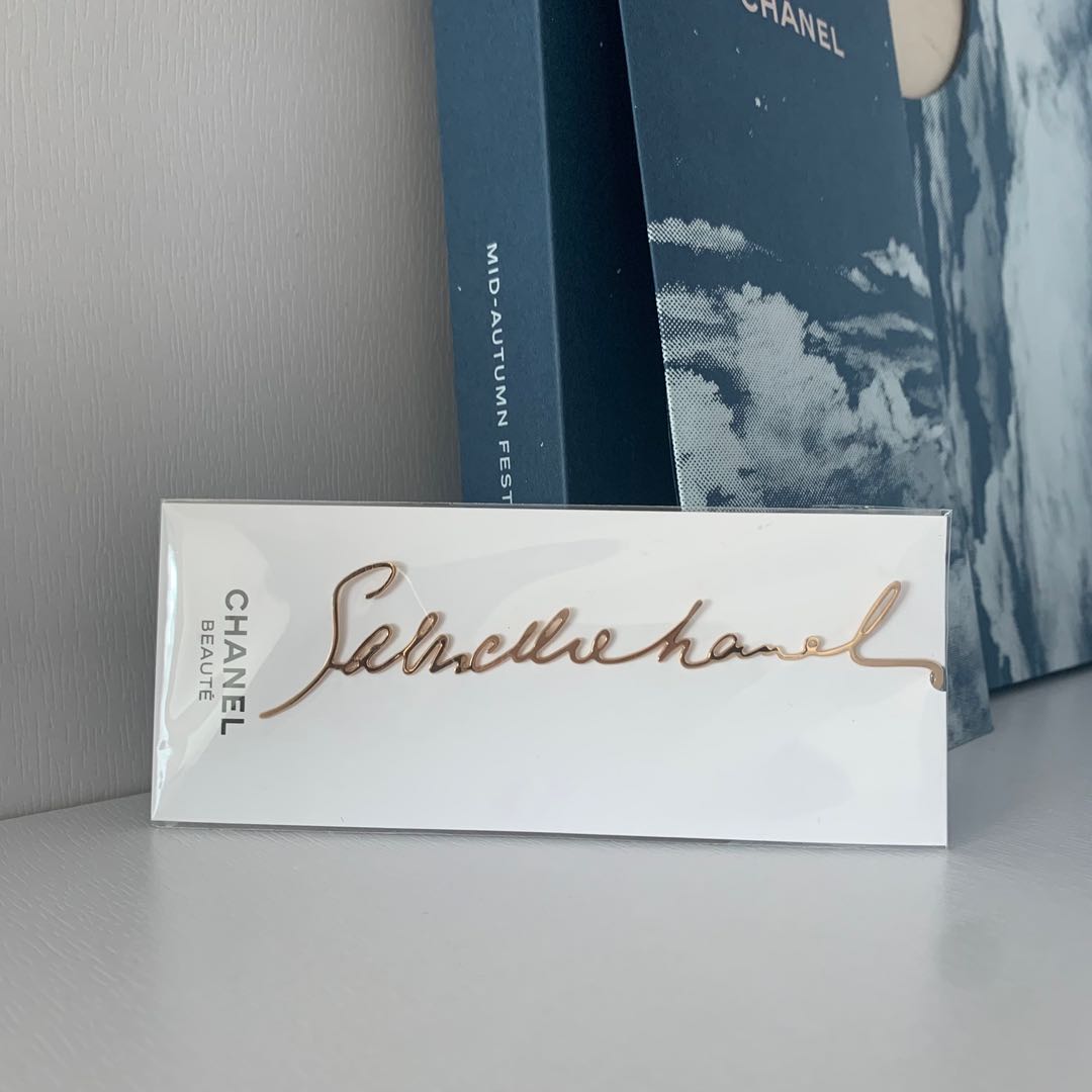 Gabrielle Chanel gold bookmark, Hobbies & Toys, Stationery & Craft ...
