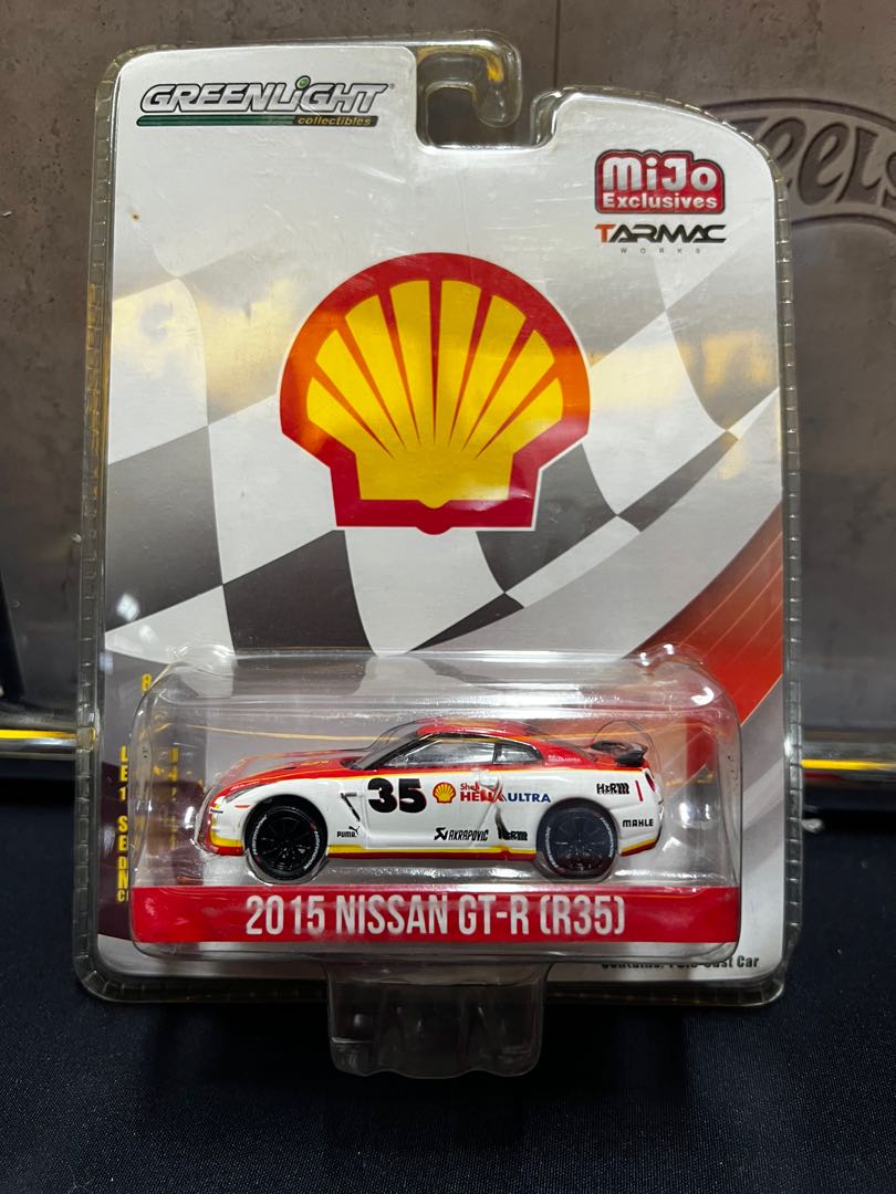 Greenlight SHELL Nissan GTR R35, Hobbies & Toys, Toys & Games on Carousell