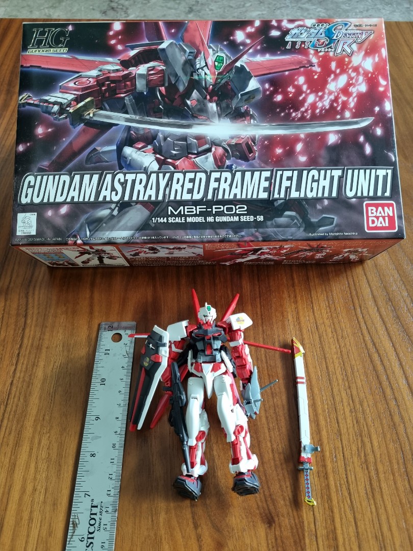 Gundam Astray Red Frame (Flight Unit), Hobbies & Toys, Toys & Games on ...