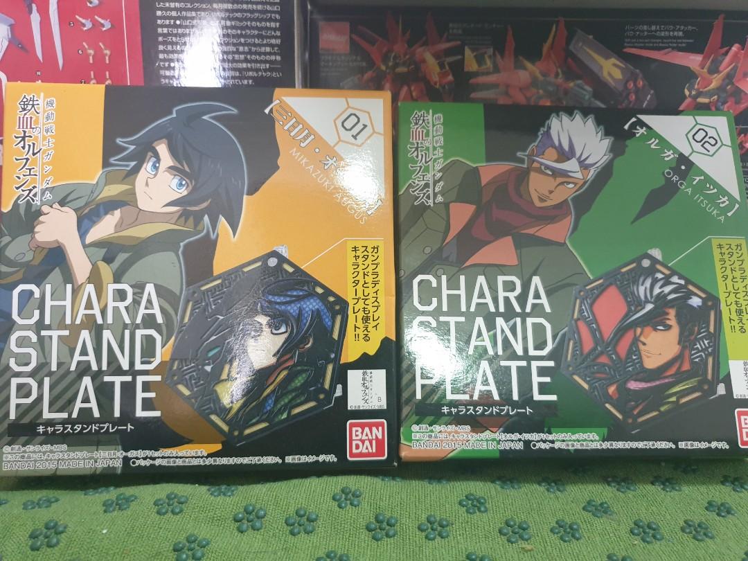 Gundam Chara Stand Plate [Mikazuki & Orga], Hobbies & Toys, Toys ...