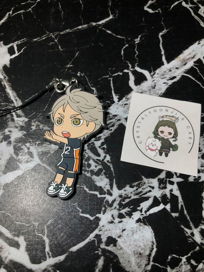Haikyuu! Sugawara Koshi Rubber Charm/ Keychain, Hobbies & Toys ...
