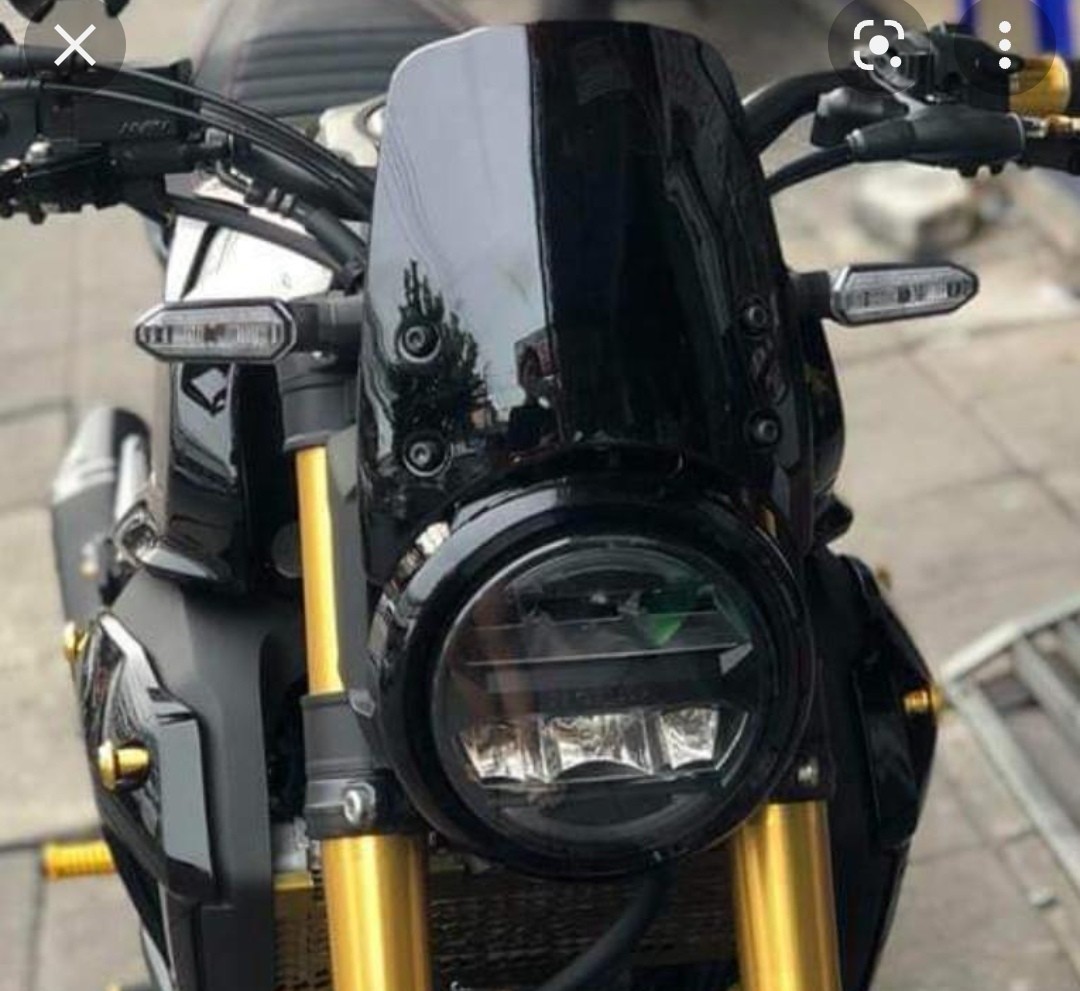 Honda cb150r windshield, Motorcycles, Motorcycle Accessories on Carousell
