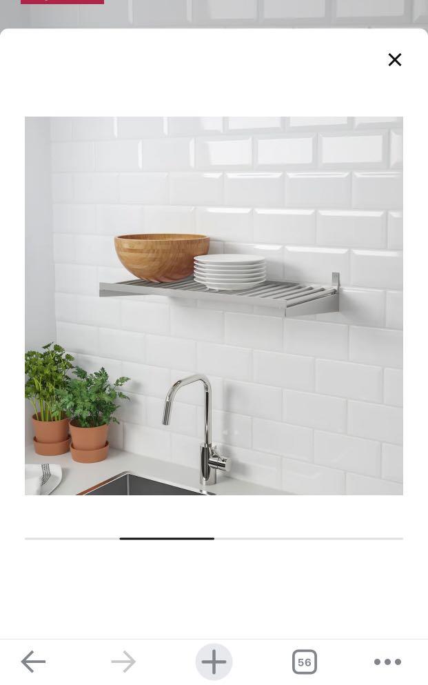 IKEA Kungsfors size 60cm, Furniture & Home Living, Furniture, Shelves ...