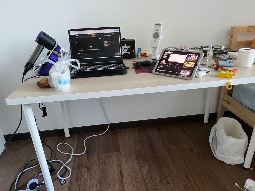 IKEA Study Table, Furniture & Home Living, Furniture, Tables & Sets on ...