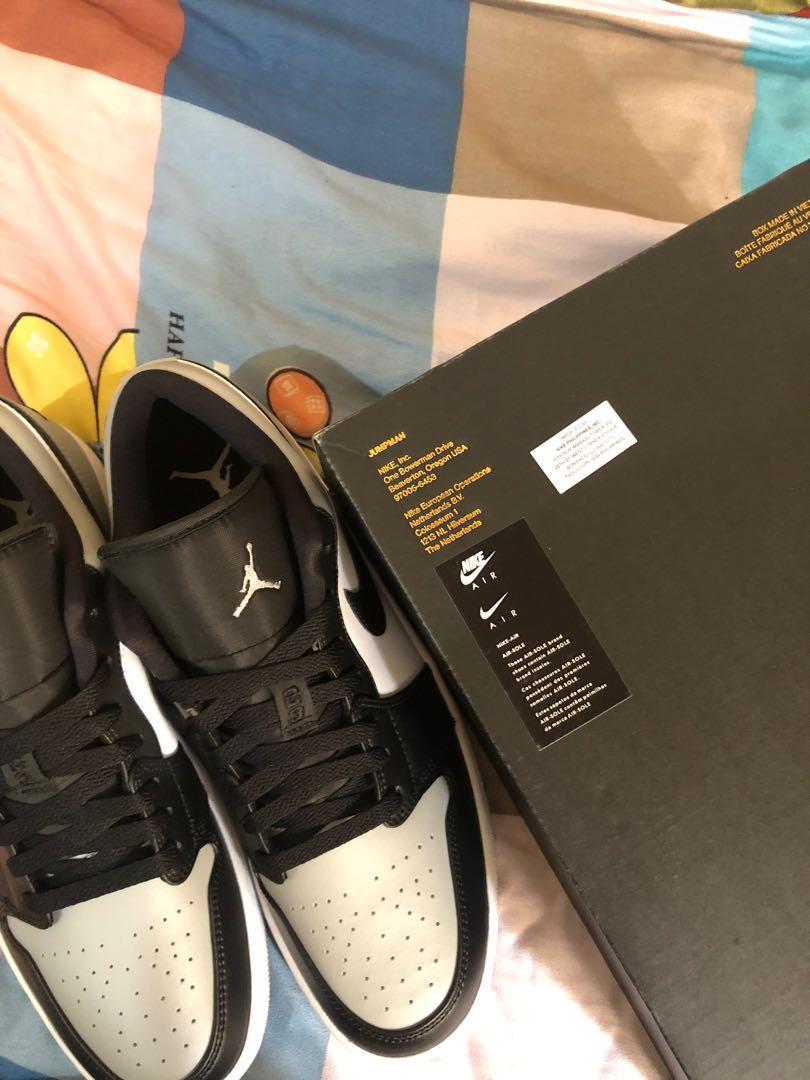 J1 Low "Shadow Toe", Men's Fashion, Footwear, Sneakers on Carousell