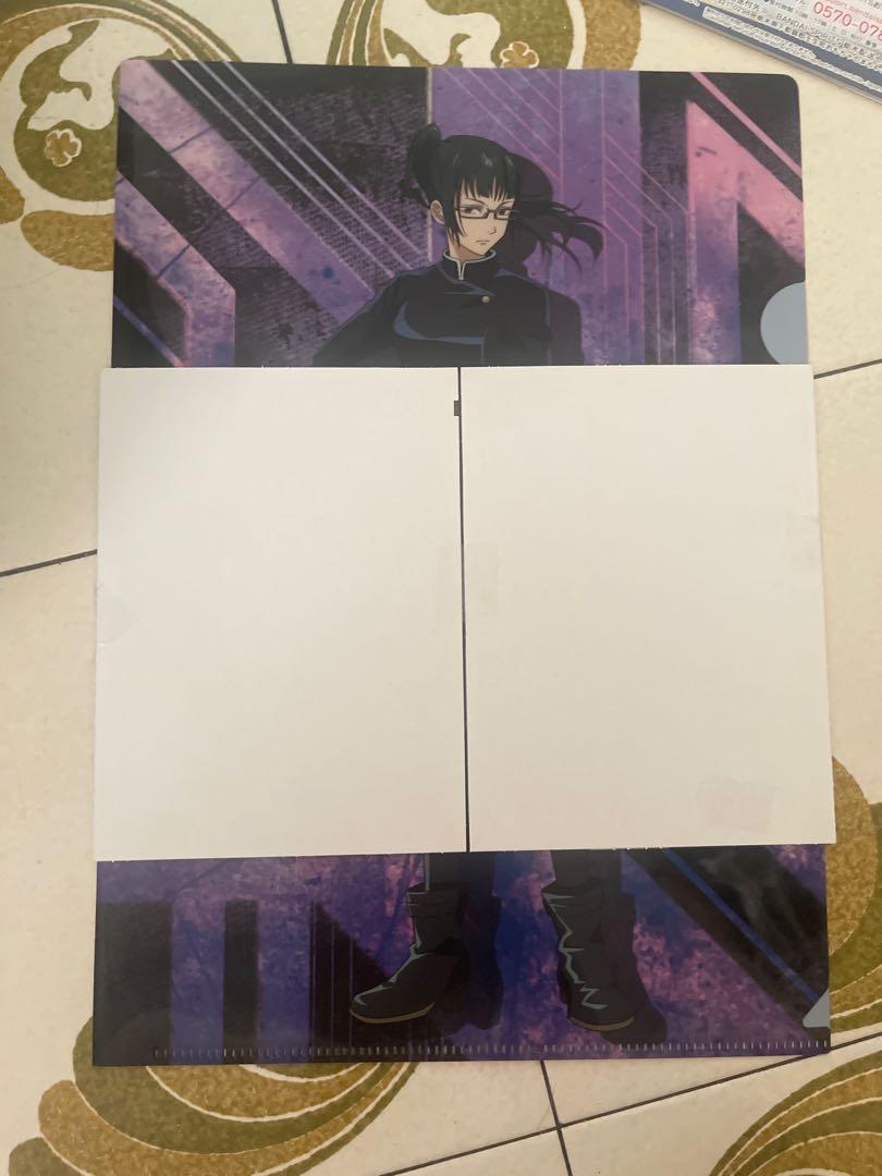 Jujutsu Kaisen Gachapon JP - B3 poster JJK Miwa Toge, Maki A4 File ...