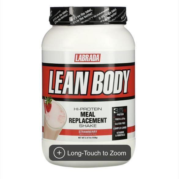 Labrada Lean body whey protein powder, Health & Nutrition, Health ...