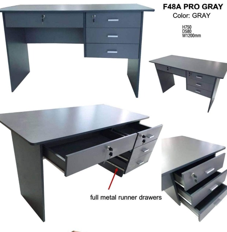 LAMINATED OFFICE TABLE, Furniture & Home Living, Office Furniture ...