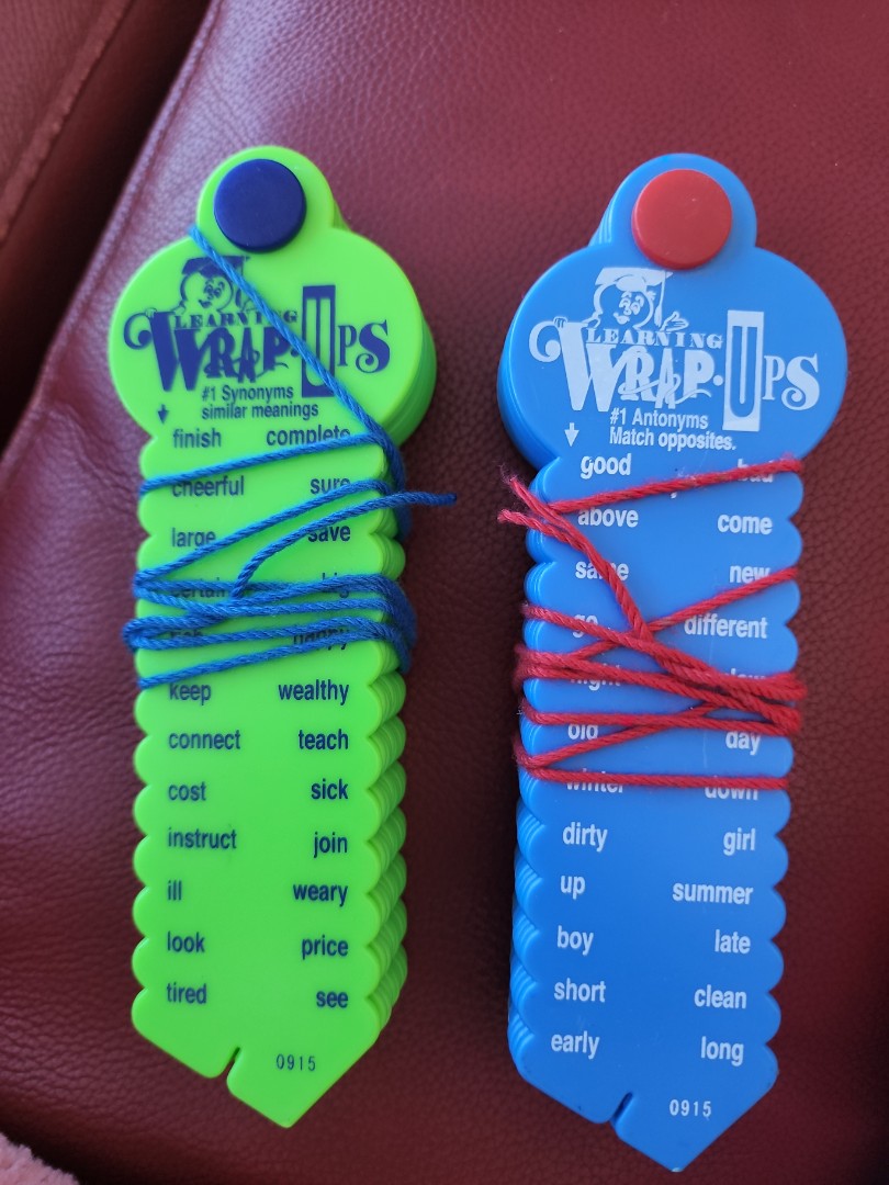 Learning wrap ups (antonyms and synonyms), Hobbies & Toys, Toys & Games ...