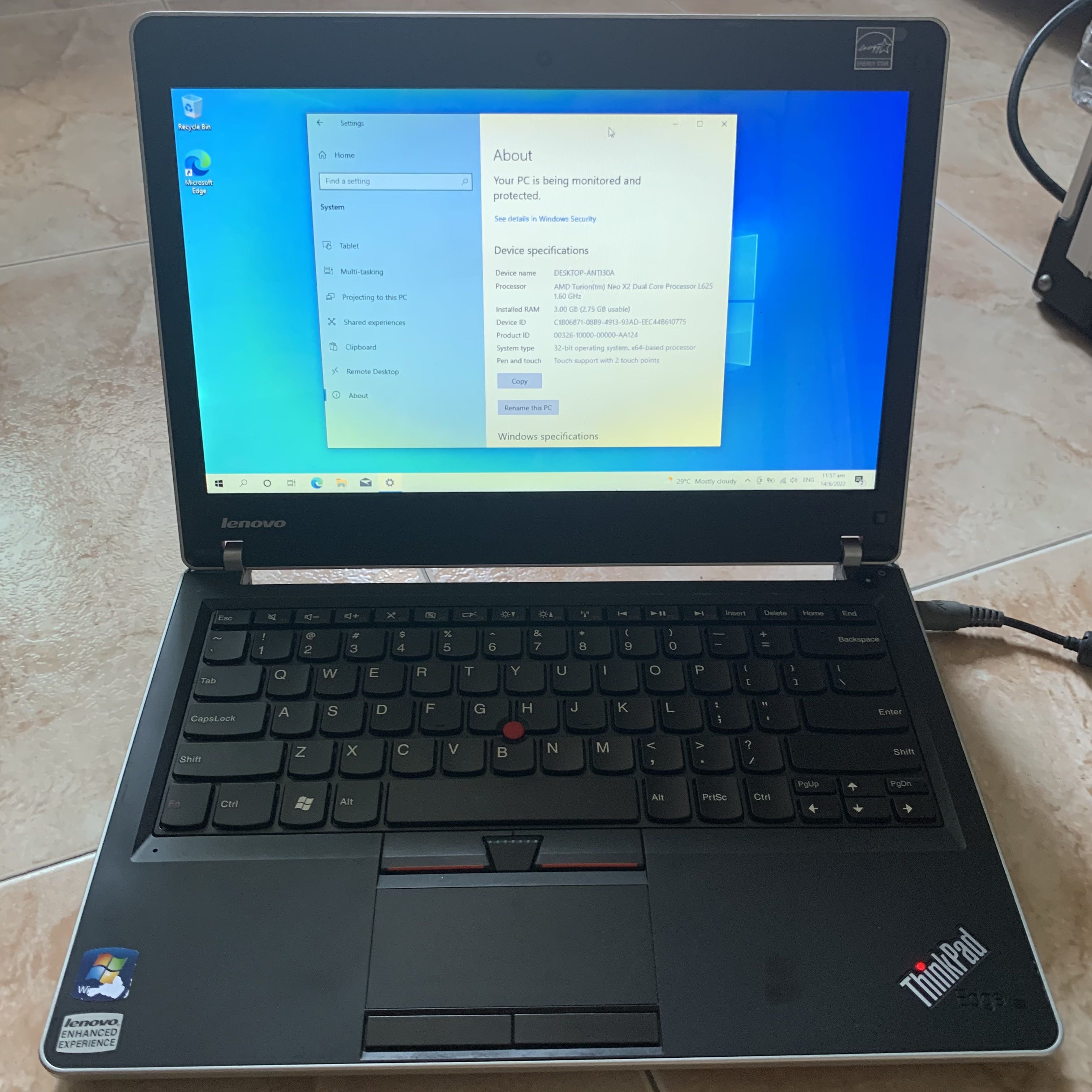 Lenovo Thinkpad Edge 13 Laptop, Computers & Tech, Laptops & Notebooks ...