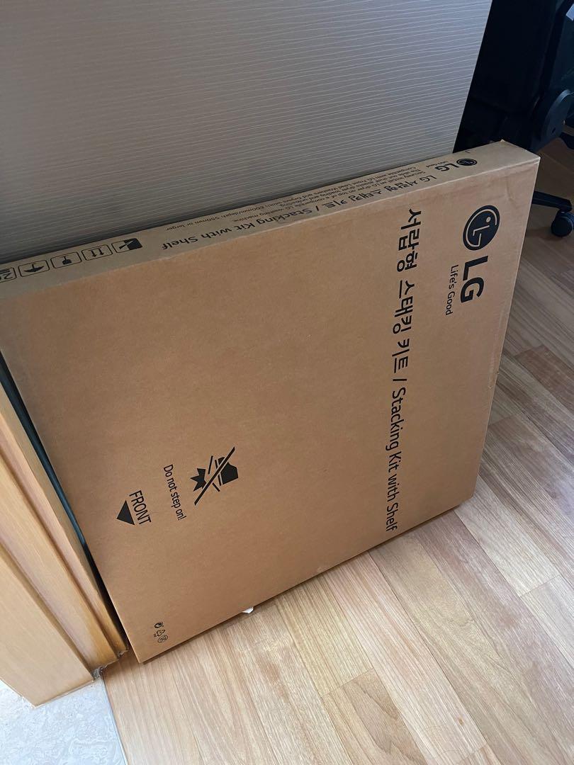 LG washer and dryer stacking kit with shelf, TV & Home Appliances ...