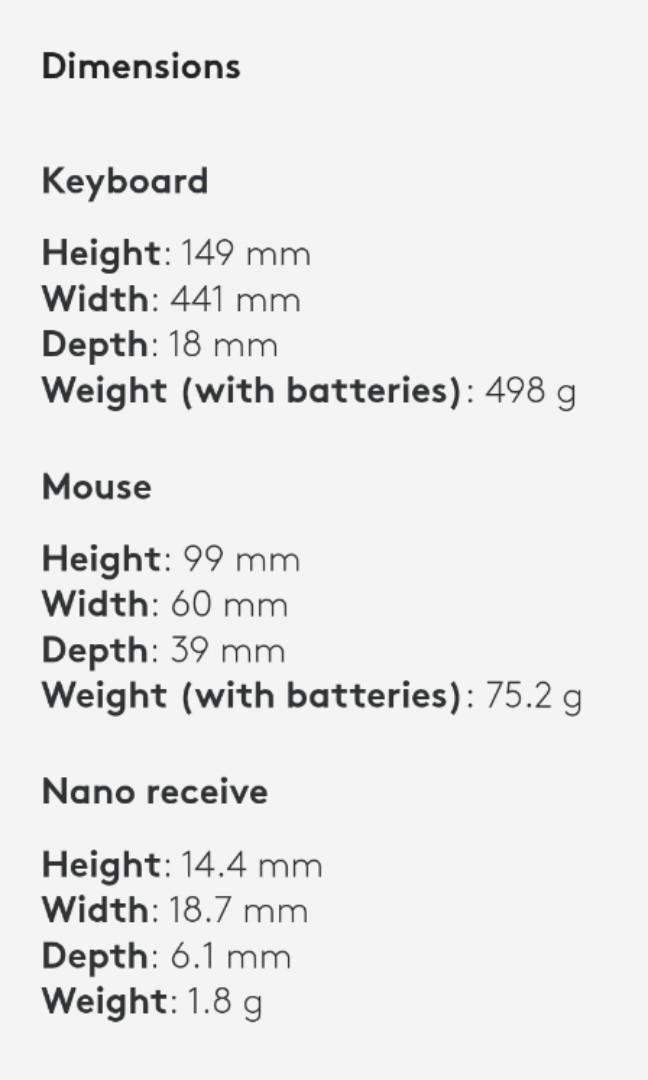 Logitech K295, M220 Silent Keyboard and Mouse Set, Computers & Tech ...