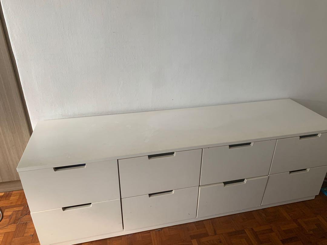 Low IKEA Drawer unit, Furniture & Home Living, Furniture, Shelves ...