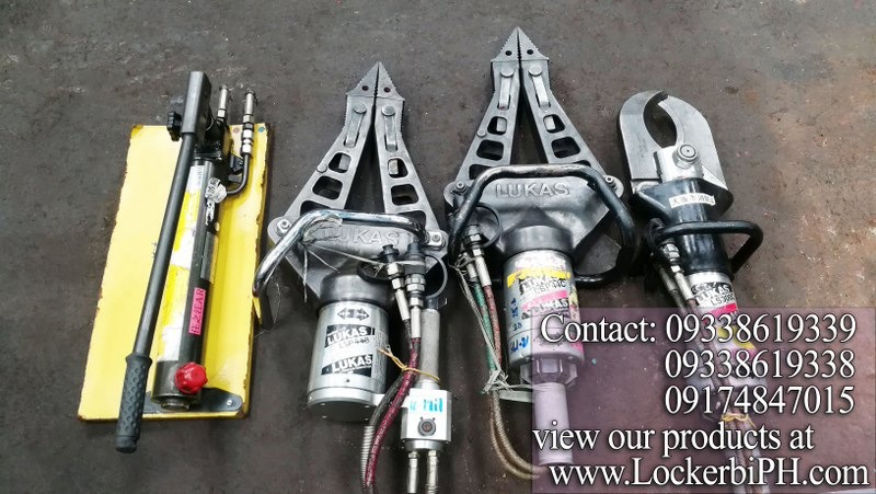 Lukas Rescue Tools Spreader, Cutter and Manual Hydraulic Hand Pump from ...